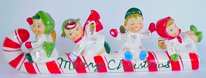 Vintage 1950s Christmas Candy Cane Figurines | Crazy4Me - The Modern ...