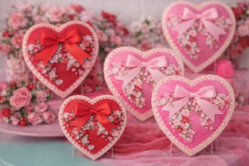 Collecting Vintage Valentine Planters & Satin Candy BoxesCrazy4Me – The ...